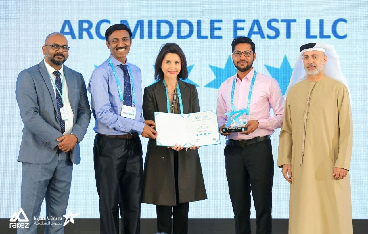 Congratulations to ARC Middle East LLC for earning a 4-Star rating in the Nujooom Al Salama ...